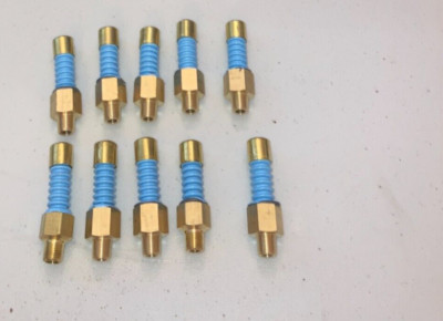 10 Coolant Nozzles 1/8 NPT 2" Lathe Metalworking grind not loc line ...