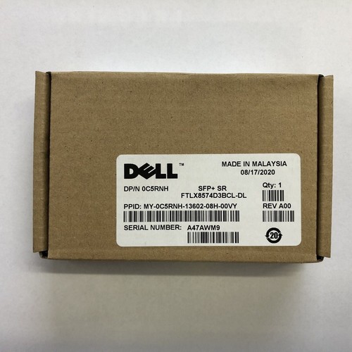 Genuine Dell 10G 850nm SFP+ SR Transceiver Module 0C5RNH C5RNH ...