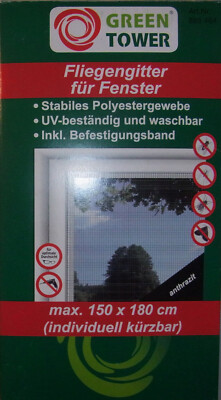 Fliegengitter Fenster Insekten Moskito Netz weich Schutz max.150x180cm ...