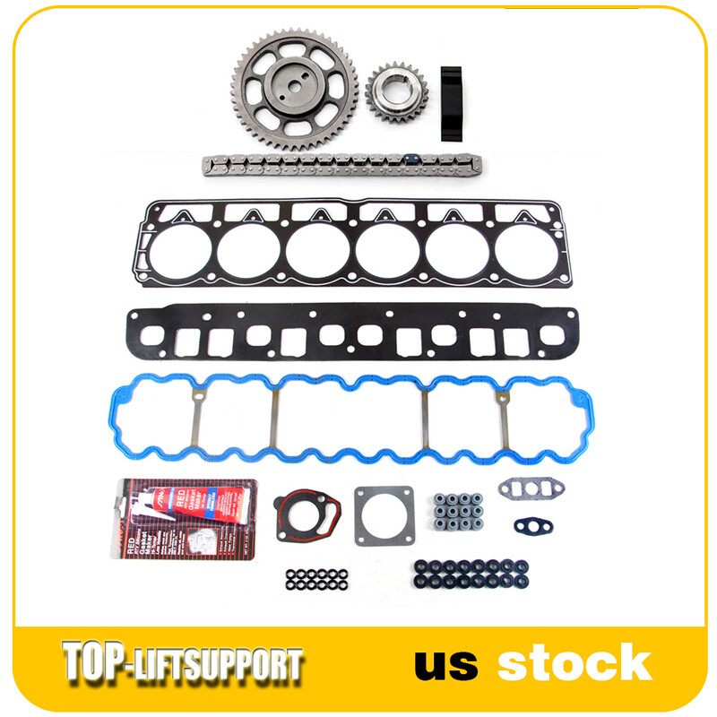 Timing Chain Kit W/Cover Gasket Set Fits 96-98 Jeep Cherokee 97-98 ...