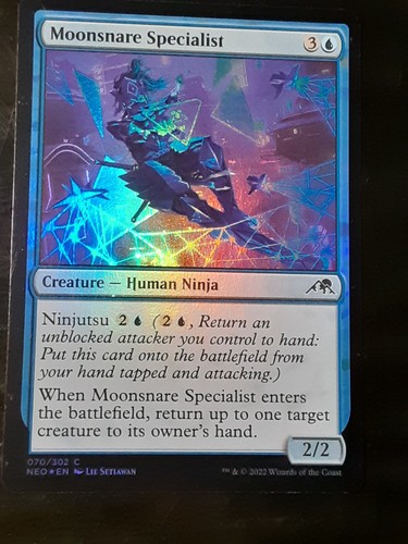Moonsnare Specialist FOIL , Kamigawa Neon Dynasty, Near Mint ,MTG,FREE ...