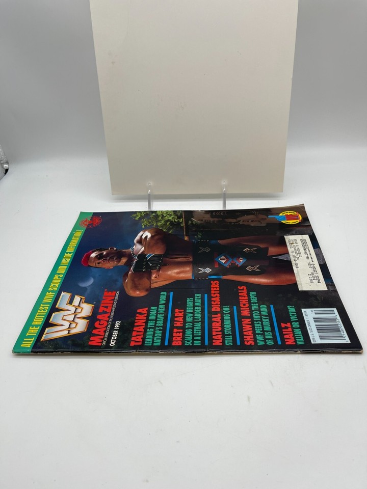 WWF Wrestling Magazine October 1992 Tatanka Chris Chavis Cover | eBay