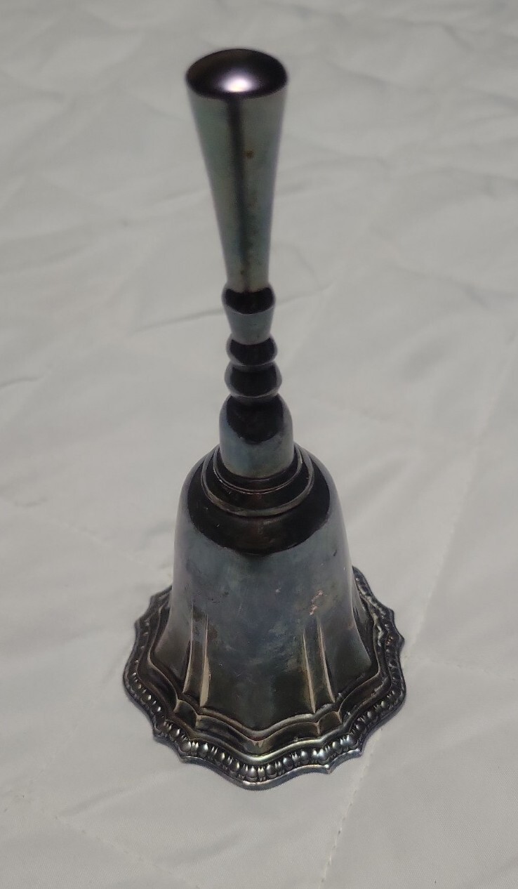 Vintage Avon 1970s Silverplate Dinner/Butler Bell Nice Patina | eBay