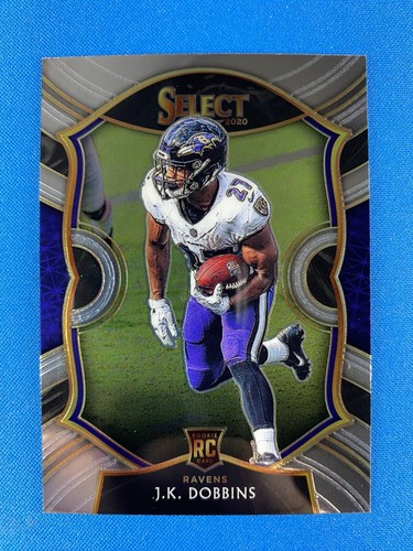 2020 Select Football J.K. Dobbins #52 RC Concourse Baltimore Ravens NFL ...