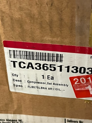 TCA36511303 OEM Original LG, Kenmore Refrigerator Compressor ...