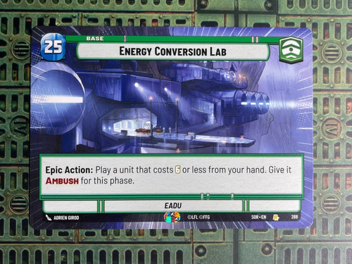Star Wars Unlimited - Energy Conversion Lab | eBay