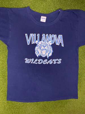 80s Villanova Wildcats - Vintage College Tee (Medium) | eBay