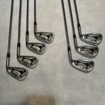 TaylorMade R7 TP Iron Set 3-9 True Temper Dynamic Gold S300 Stiff Steel ...