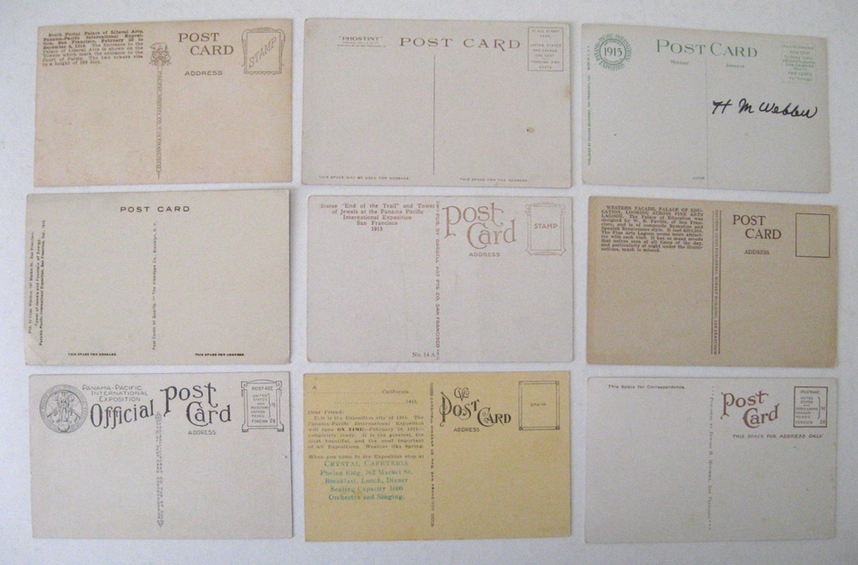 40 Panama Pacific International Exposition ( PPIE ) Postcards / all ...