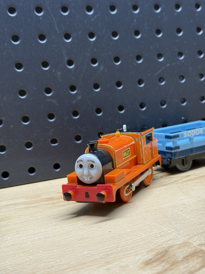 SMALL STICKER WEAR Trackmaster Billy Motorized Thomas & Friends Train ...