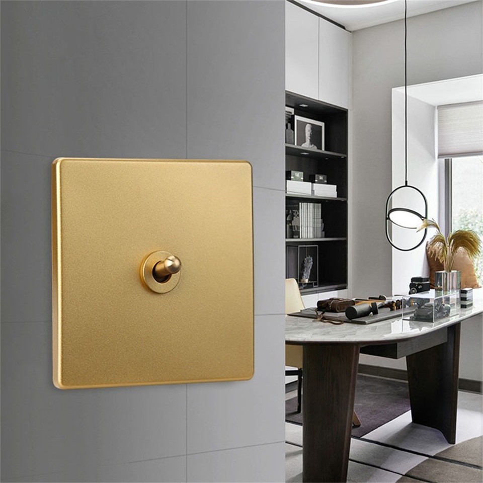 Retro Design Vintage Brass Switch Retro Light Switch Elegant Home Decor ...
