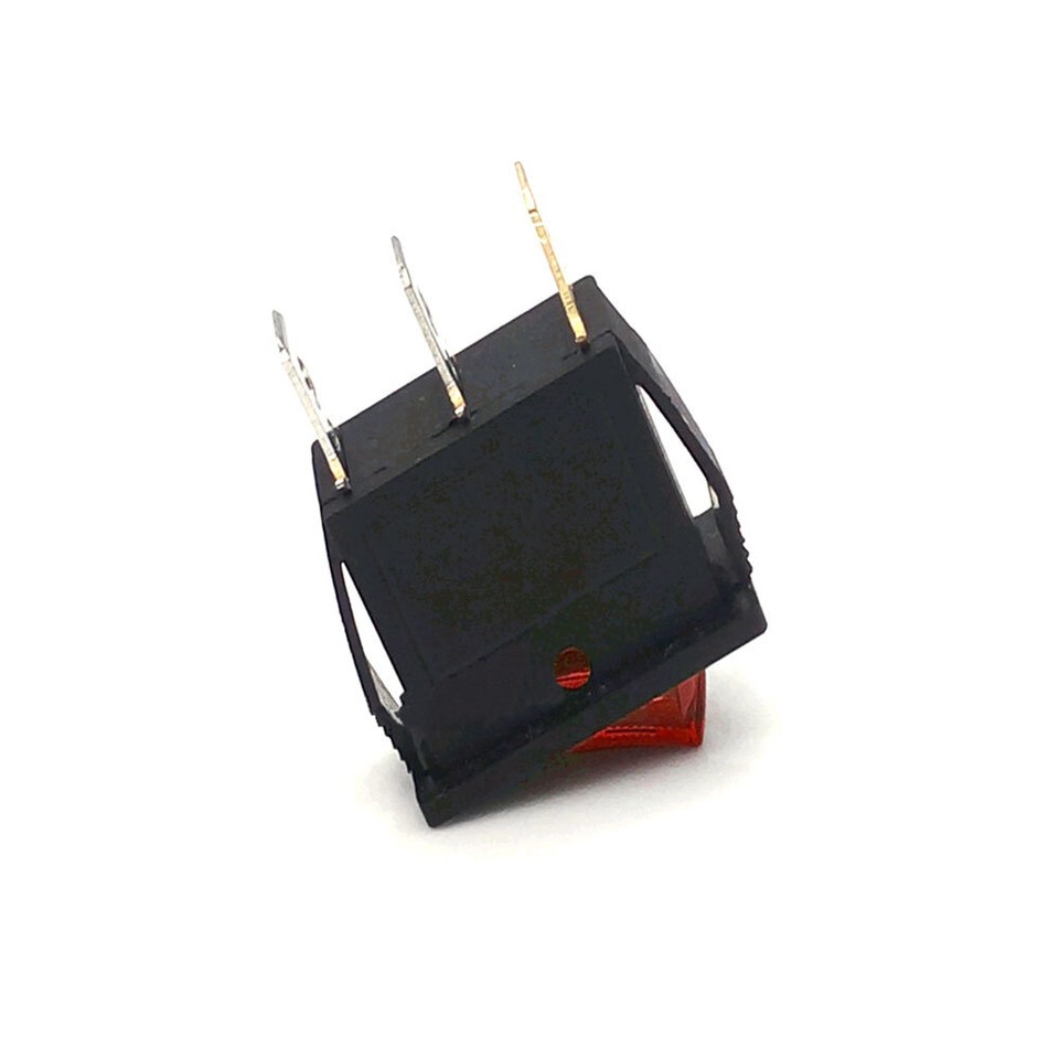 On Off Large Rectangle Rocker Switch LED Lighted 12V Car Dash Boat 3 ...