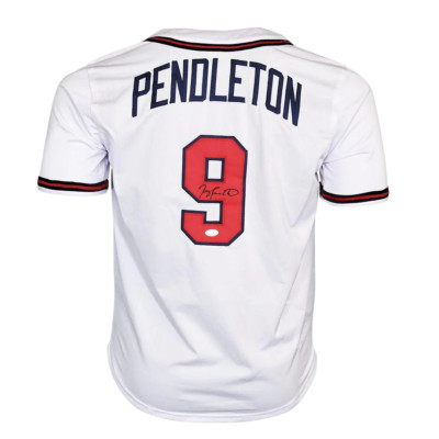 Terry Pendleton Signed Atlanta White Baseball Jersey (JSA) | eBay