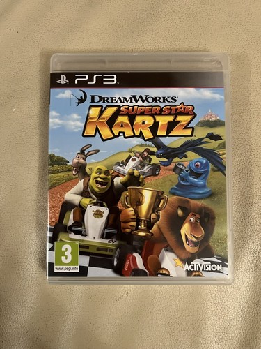 PS3 DreamWorks Super Star Kartz Game - Shrek Madagascar Monsters v ...