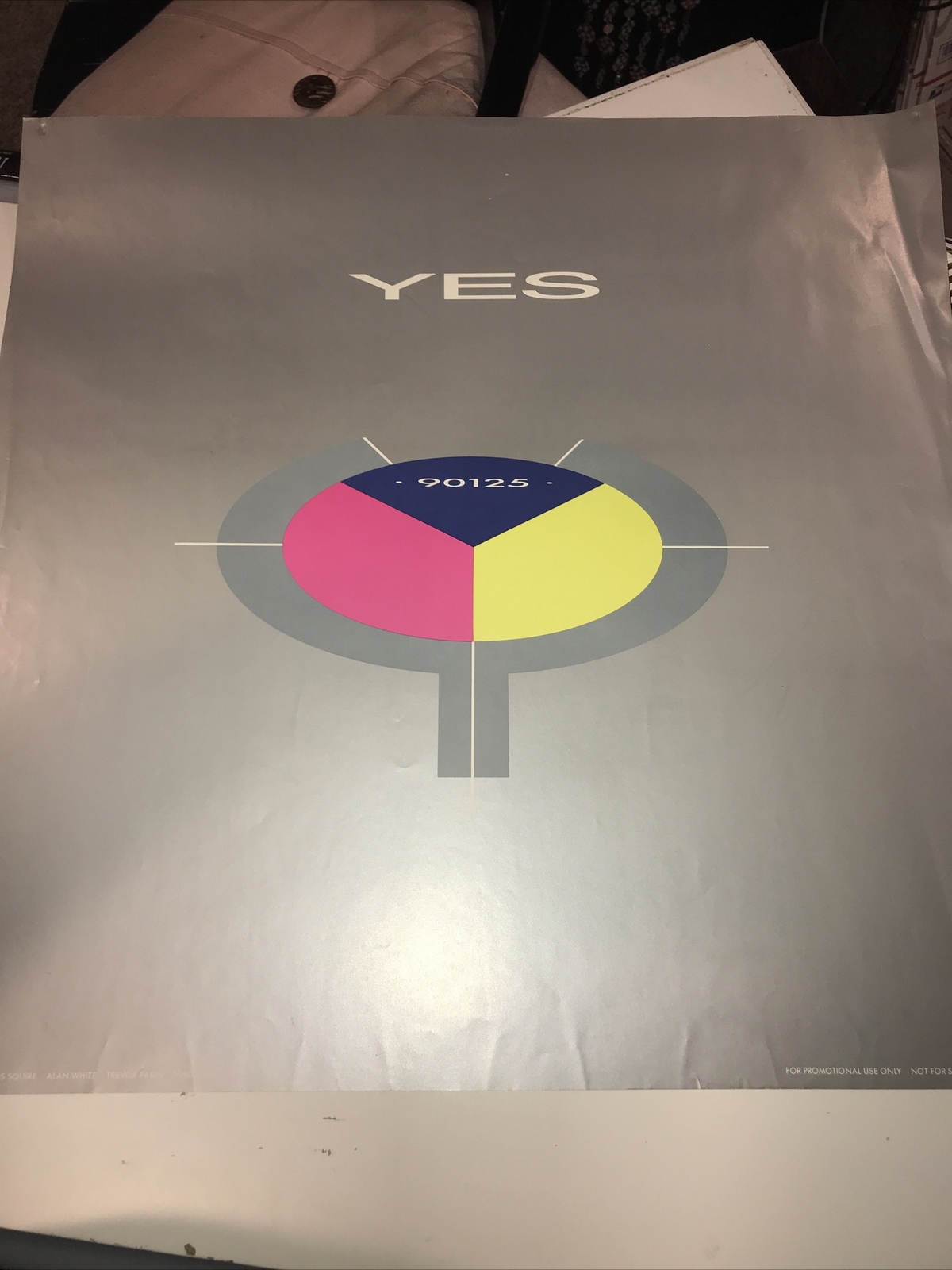 Yes 1983 90125 Original Promo Poster 24 " X 24 " | eBay