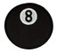 8-BALL PATCH embroidered iron-on POOL HALL BILLIARDS EIGHT MORALE BIKER ...