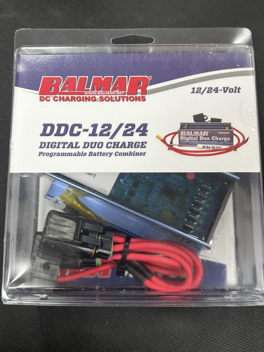Smart Gauge Manual Balmar Digital Duo-Charge - 12V/24V Automatic ...