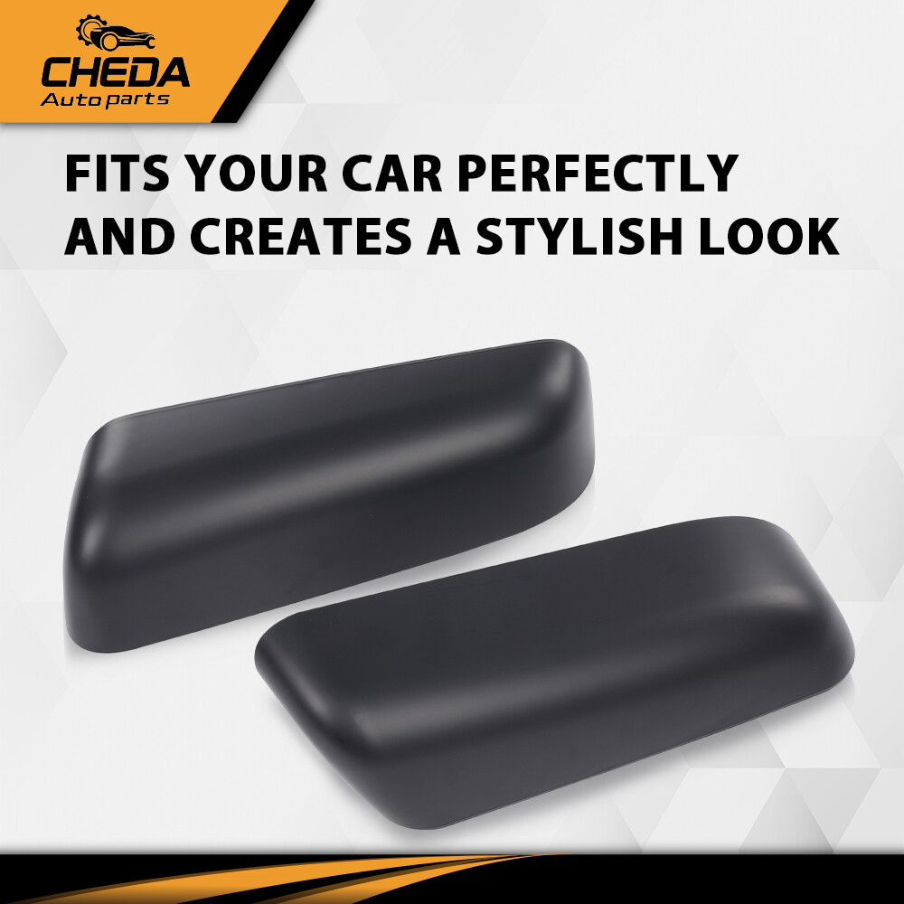 2Pcs Mirror Cover Set Fit For 2009-2014 Ford F150 Upper Cap Black Left ...