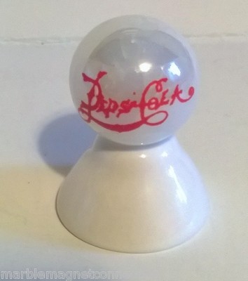 PEPSI COLA 1898 LOGO ON WHITE PEARL MARBLE | eBay