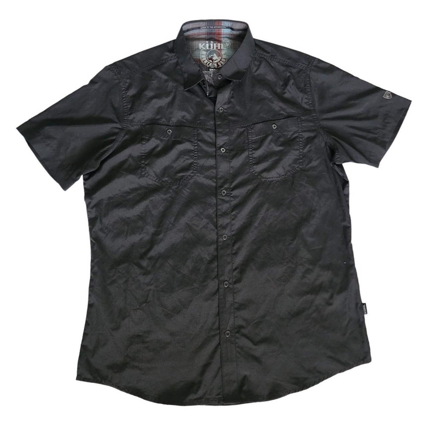 Kuhl Mountain Grown Men's Black Snap Button Front Sho… - Gem
