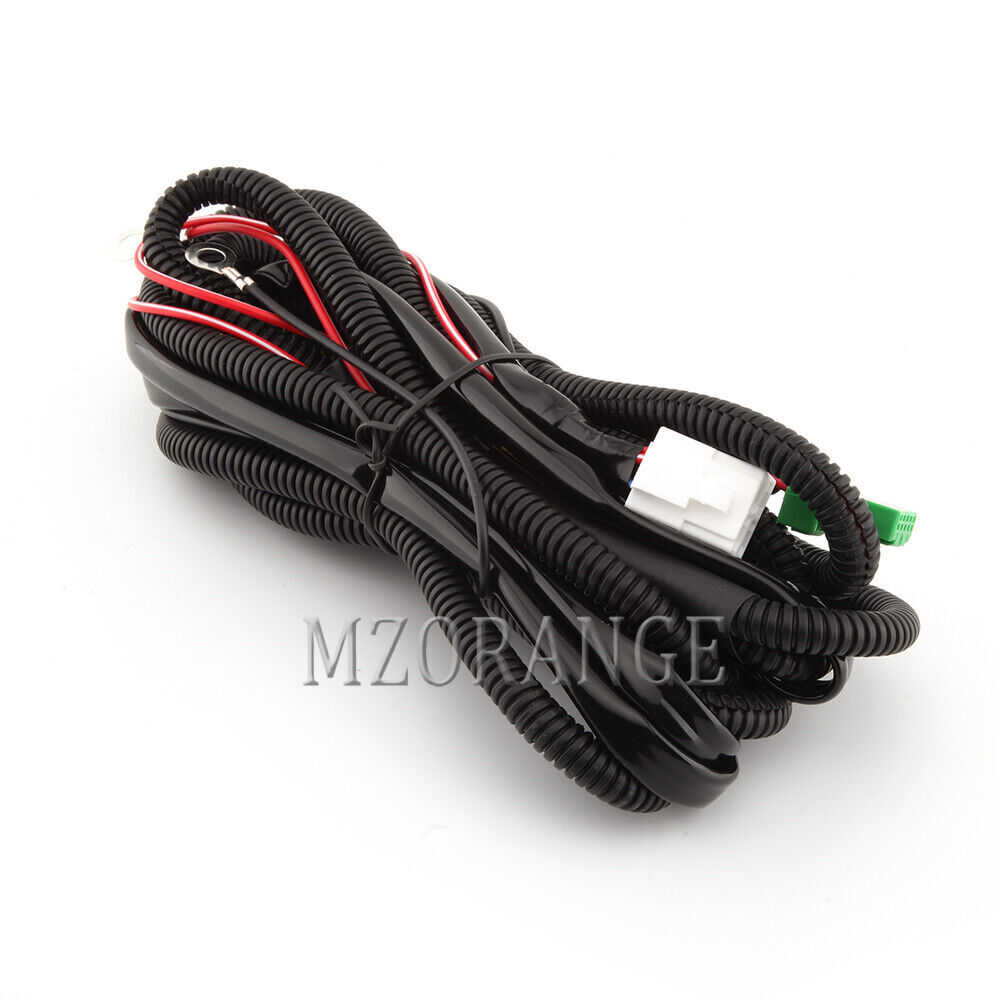 H11 H8 LED Fog Light Wiring Kit For Toyota Aurion Avensis Verso Camry ...