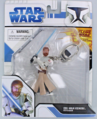 Star Wars OBI-WAN KENOBI Jedi Keychain Keyring Clone Wars Retired S2 ...