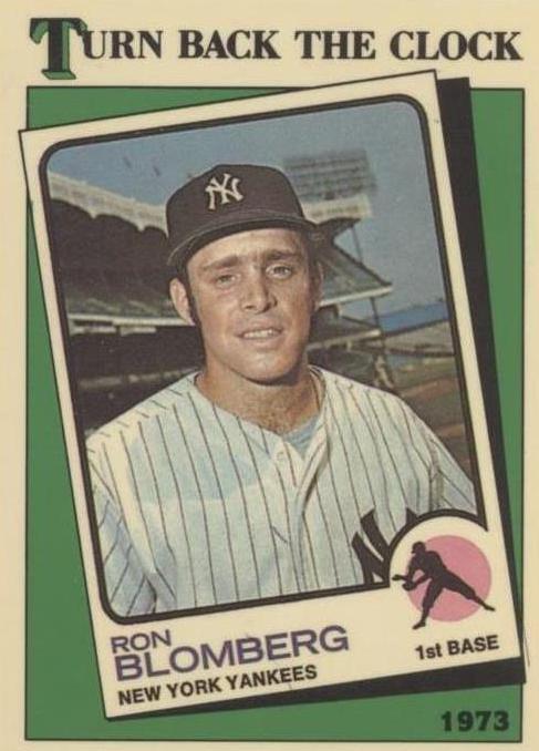 1988 Topps - Turn Back The Clock Ron Blomberg #663 Collector's Edition ...