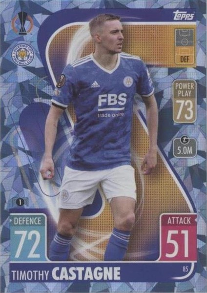 2021-22 Topps Match Attax UCL - Crystal #85 Timothy Castagne for sale ...