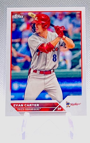 2023 Topps Pro Debut Evan Carter #PD-79 - Frisco Roughriders/Texas ...