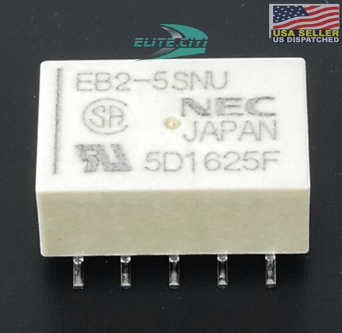Nec/ TOKIN Low Signal Relays 5 Volt Latching Relay 2 Form C (dpdt) Eb2 ...