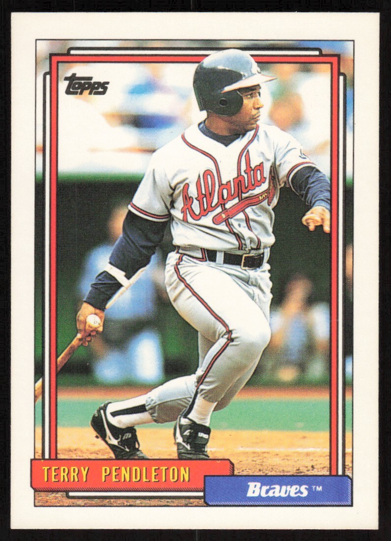 1992 Topps #115 Terry Pendleton Atlanta Braves | eBay