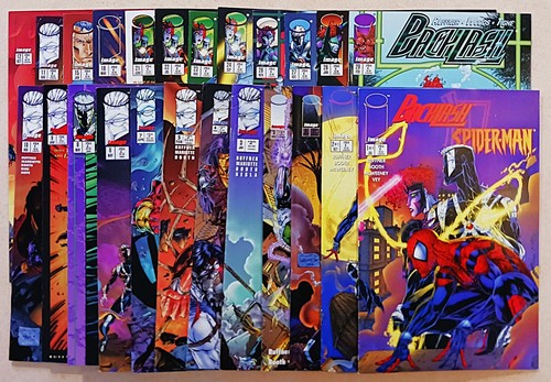 Backlash .99¢ Books Spider-man Venom Image Comic Lot Top-Grade 2 Key ...