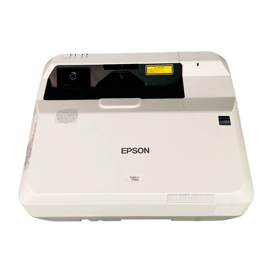 Epson BrightLink 710Ui 3LCD Projector UST 4000 Lumens 4K WUXGA 16W ...