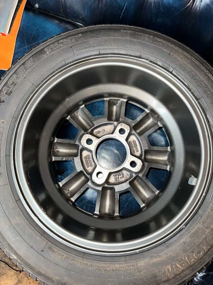 12x6" Classic Mini Supalite Minilite Alloy Wheel & YOKOHOMA Tyre - 12 ...