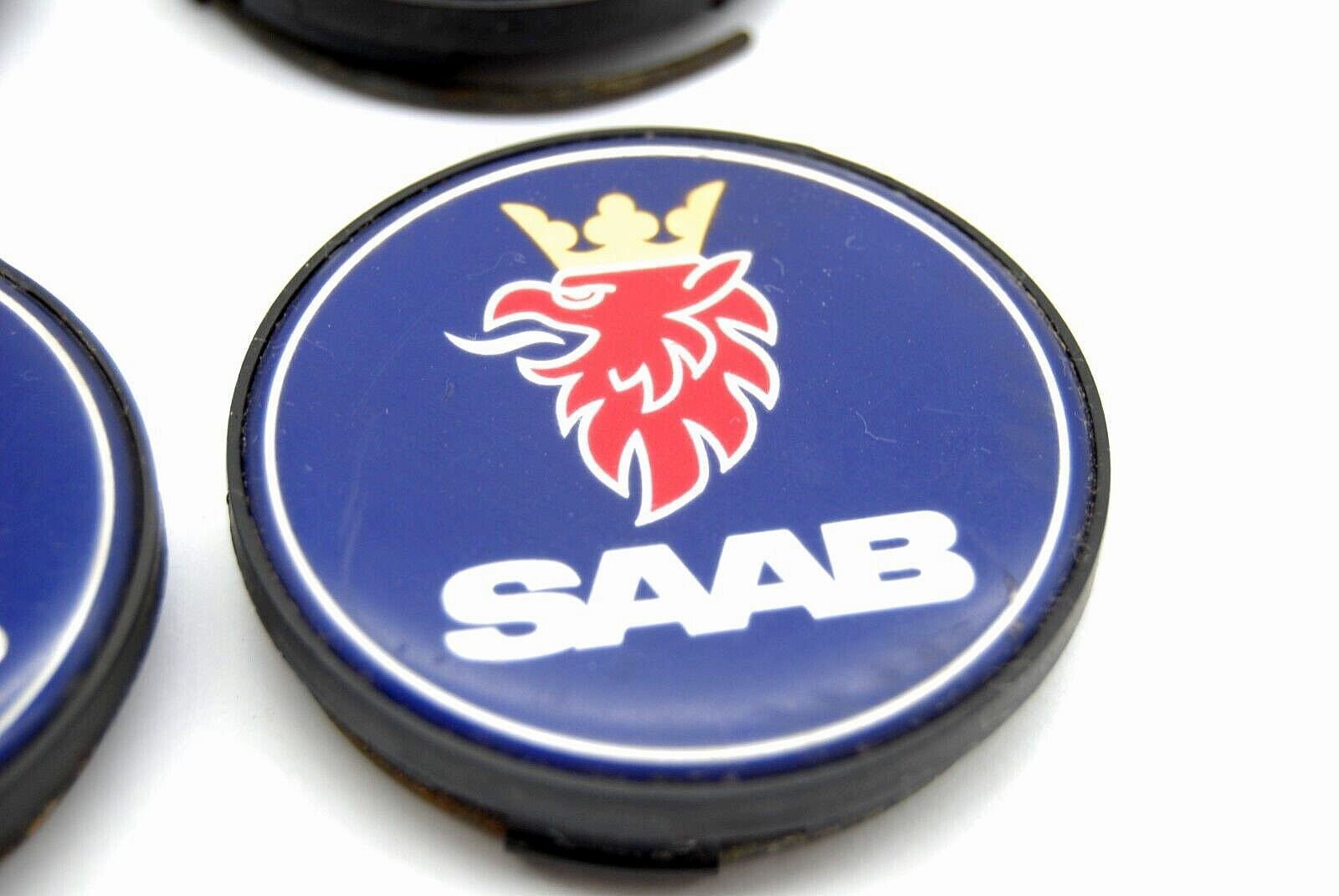 WHEEL CENTER CAPS 62.5mm FOR SAAB 9-3 9-5 2.0 2.3t YS3E 98-07 AERO ...
