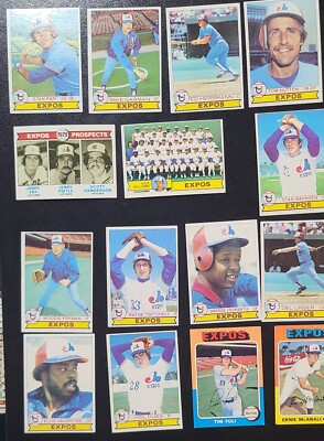 Montreal Expos Baseball Cards 15 Card Lot 1975 (2) & 1979 (13) | eBay