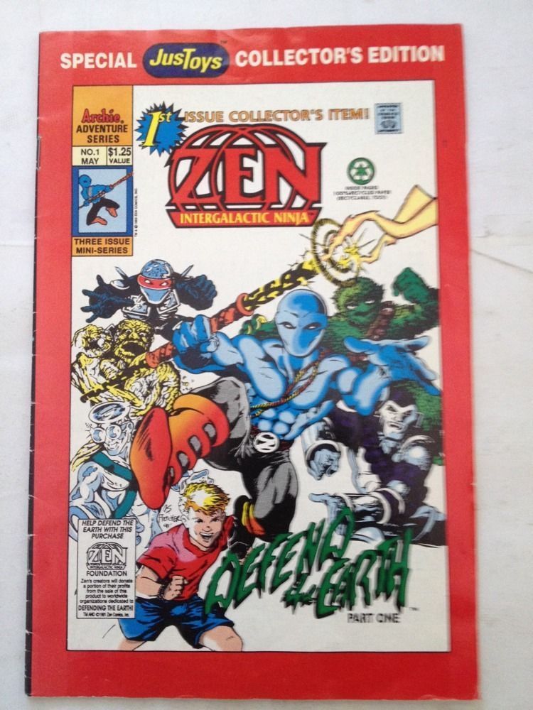 Zen Intergalactic Ninja # 1 Just Toys Edition | eBay