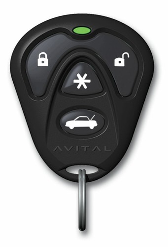 Avital 5105L Alarm & Remote Starter 1500 Ft Range TWO 4-Button Remotes ...