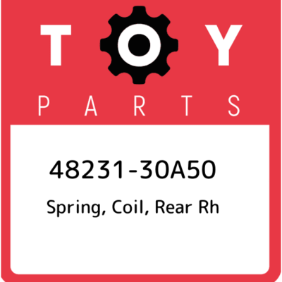 48231-30A50 Toyota Spring, coil, rear rh 4823130A50, New Genuine OEM ...