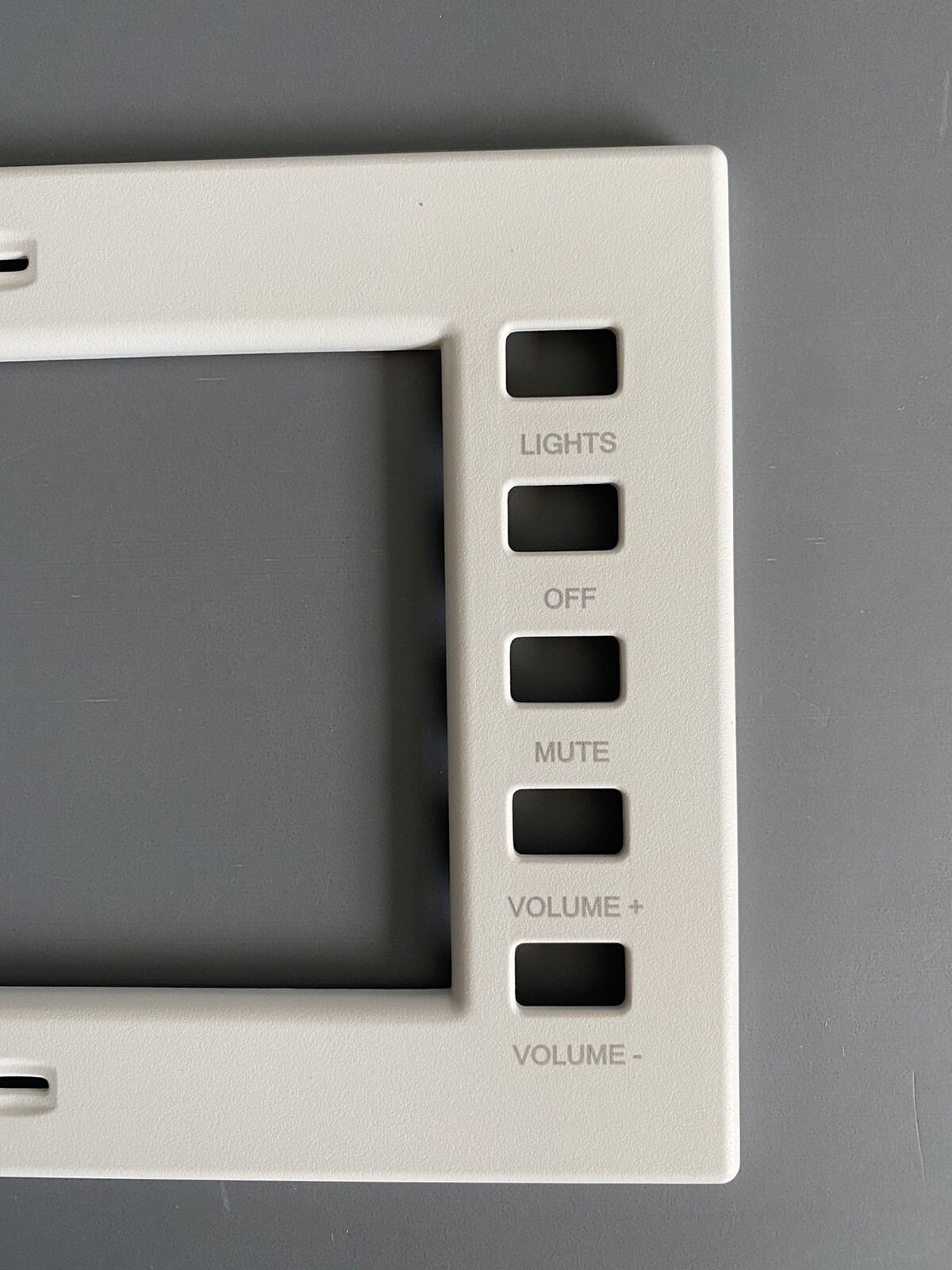 Crestron TPS-2000L Front Bezel Faceplate w/Engraving (White) | eBay