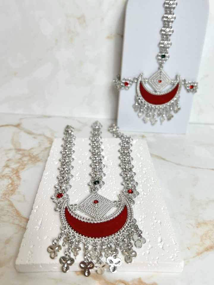 Silam Sakma Sirbandi Silver Plated Head Chain Nepali Traditional ...