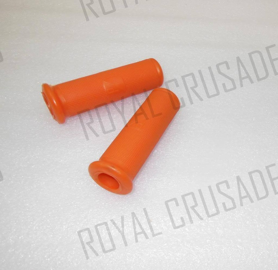 NOUVEAU COFFRE DE POIGNÉE EN CAOUTCHOUC VESPA 22mm VBA / VBA ORANGE # ...