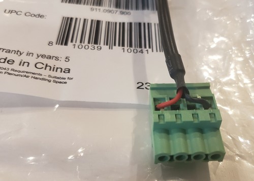 Biamp CCA 911.0907.900 Euroblock to Category Cable Adapter (TCM-XA only ...