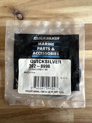 New Mercury Quicksilver 392-8996 (3) O-Rings | eBay