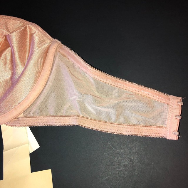 Vtg Warner's Not So Innocent Nudes Bra Size 36D Strapless Nude Beige ...