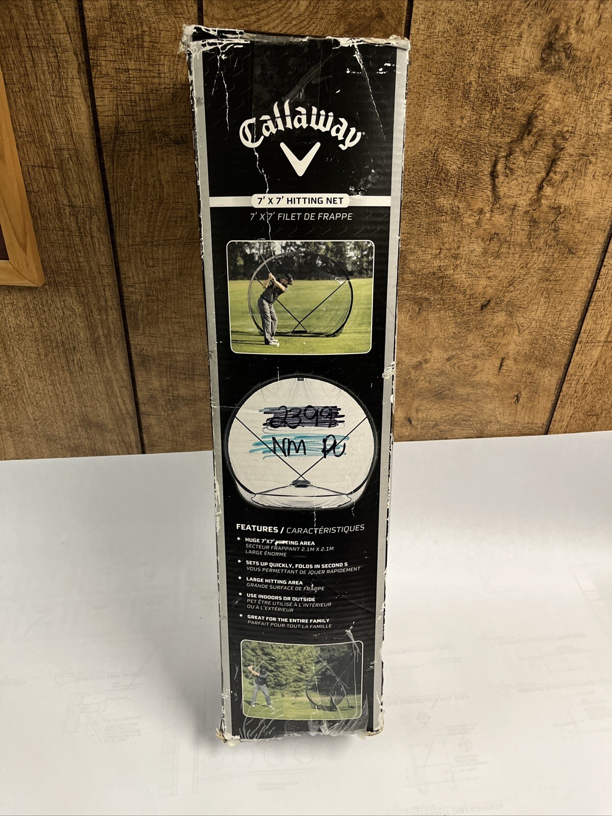 Callaway Golf Tri-Ball Pitching Hitting Net Mesh C10217 Indoor Outdoor ...
