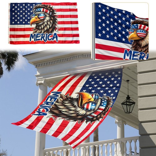 Perfect Gift For Number 4! - Fun American Flag For Celebrating The ...