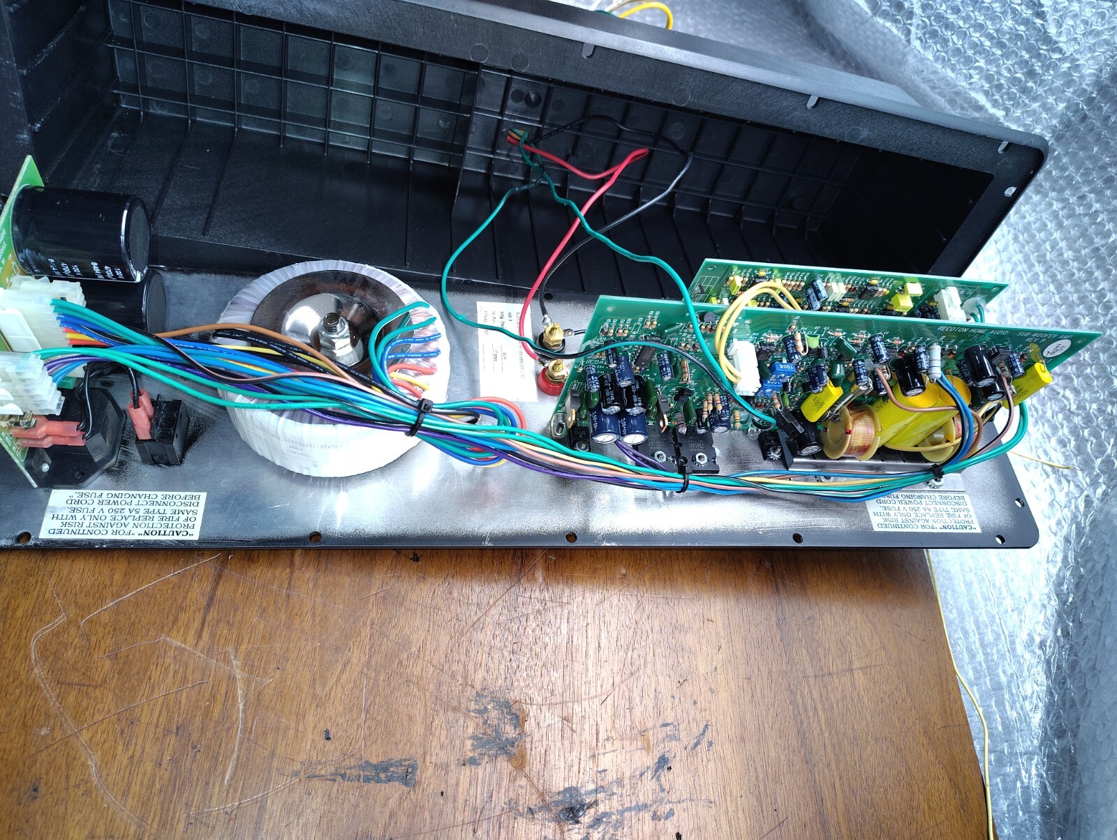 ACOUSTIC RESEARCH AR3 SPEAKER WOOFER AMPLIFIER AND CROSSOVER (lot #2 ...