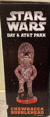 2015 SF GIANTS STAR WARS CHEWBACCA BOBBLEHEAD WOOKIE OF YEAR Special ...