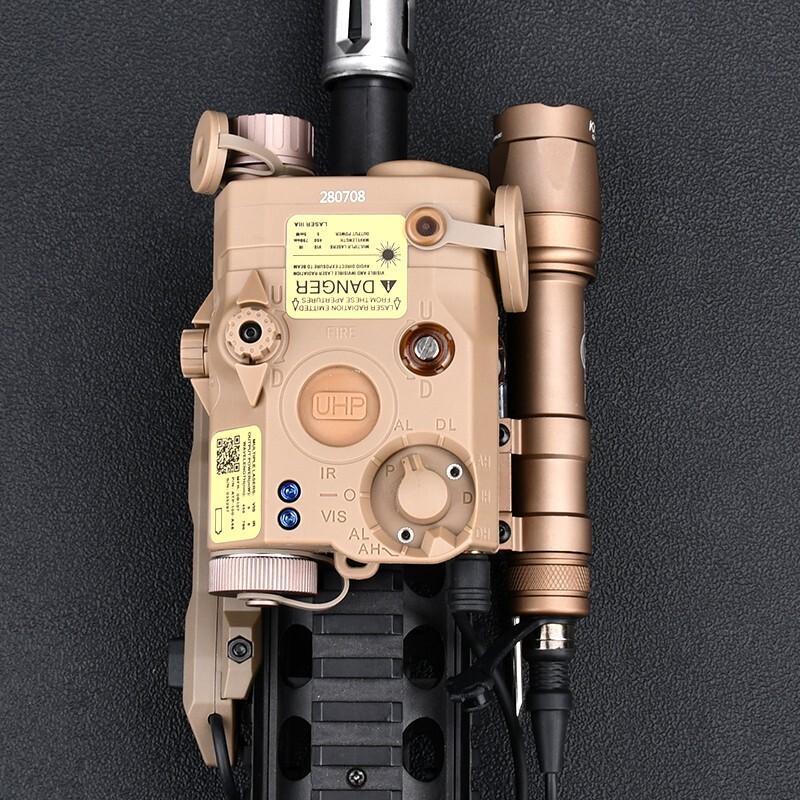 Tactical PEQ 15 UHP Green Dot Laser IR Fill light Hunting Flashlight ...